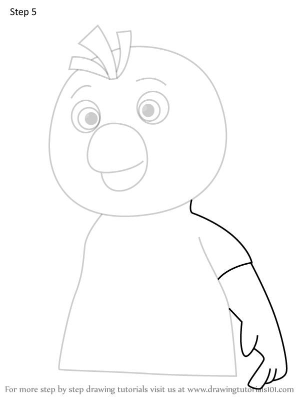 How to Draw Bill from Top Wing (Top Wing) Step by Step ...