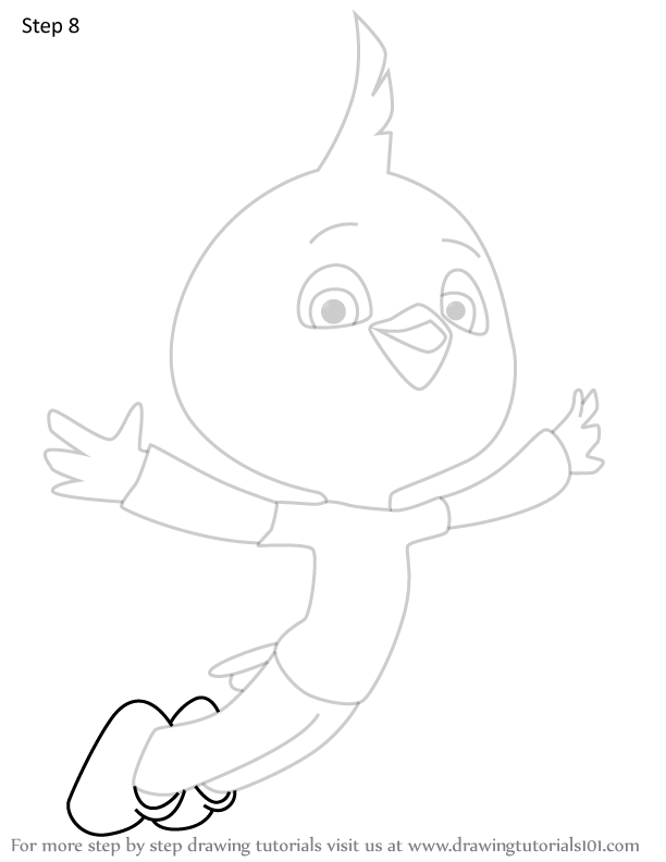 How to Draw Swift from Top Wing (Top Wing) Step by Step ...