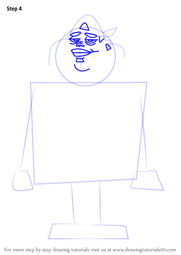 How to Draw B from Total Drama (Total Drama) Step by Step ...
