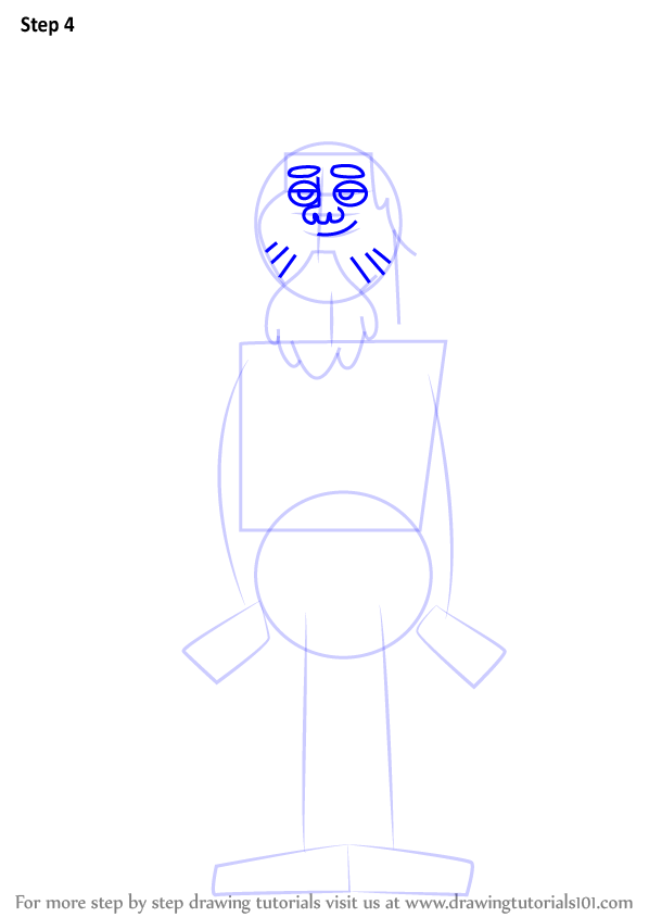 How to Draw Beardo from Total Drama (Total Drama) Step by Step ...