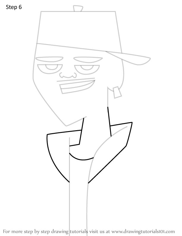 How to Draw Damien from Total Drama (Total Drama) Step by Step ...