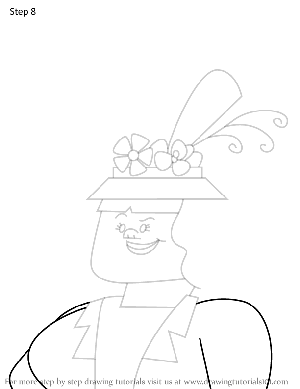 How to Draw DJ's mother from Total Drama (Total Drama) Step by Step ...