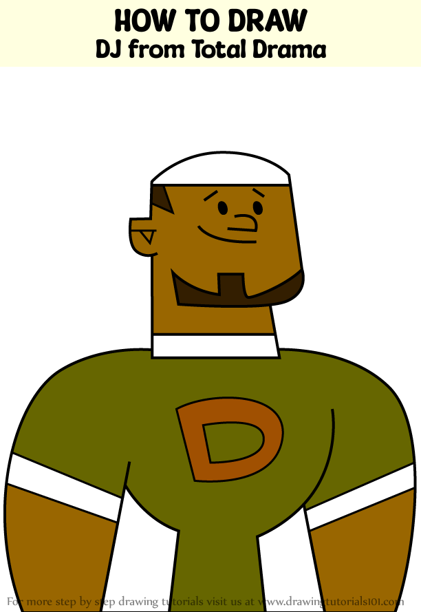 How to Draw DJ from Total Drama (Total Drama) Step by Step ...