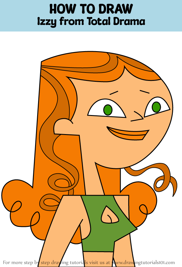 How to Draw Izzy from Total Drama (Total Drama) Step by Step ...