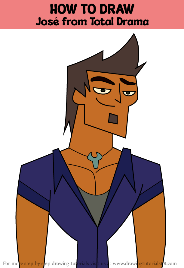 How to Draw José from Total Drama (Total Drama) Step by Step ...