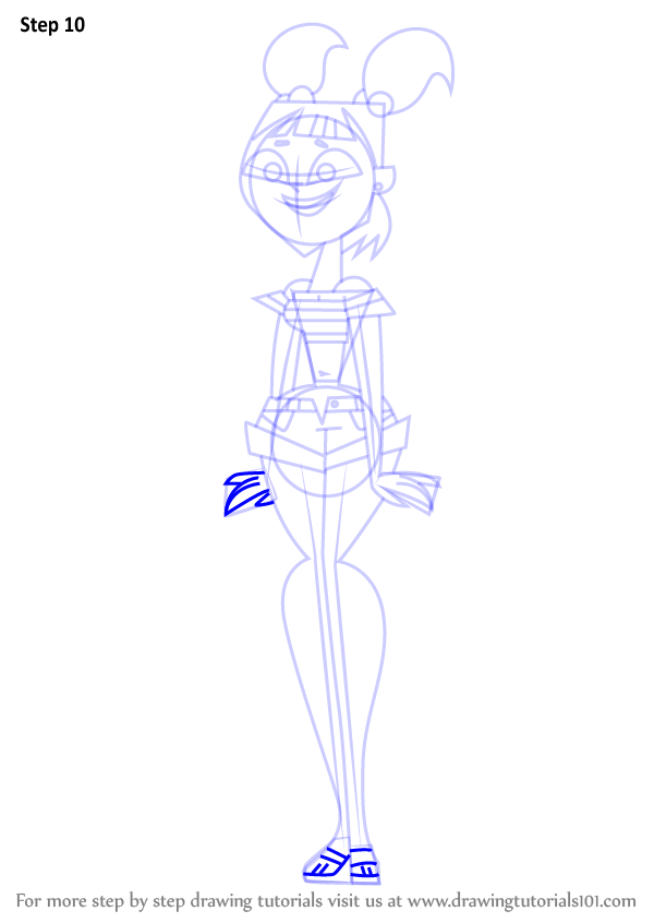 How to Draw Katie from Total Drama (Total Drama) Step by Step ...