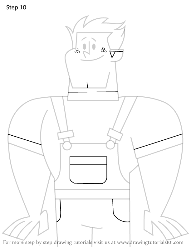 How to Draw Rodney from Total Drama (Total Drama) Step by Step ...