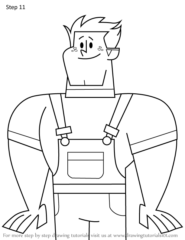 How to Draw Rodney from Total Drama (Total Drama) Step by Step ...