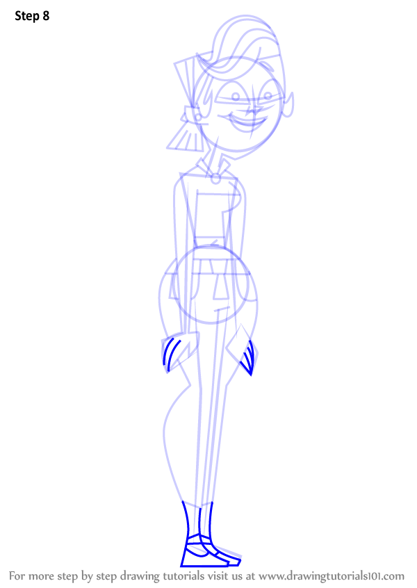 How to Draw Sierra from Total Drama (Total Drama) Step by Step ...