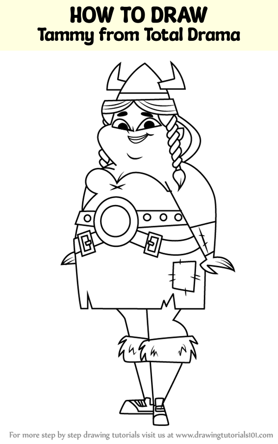 How to Draw Tammy from Total Drama (Total Drama) Step by Step ...