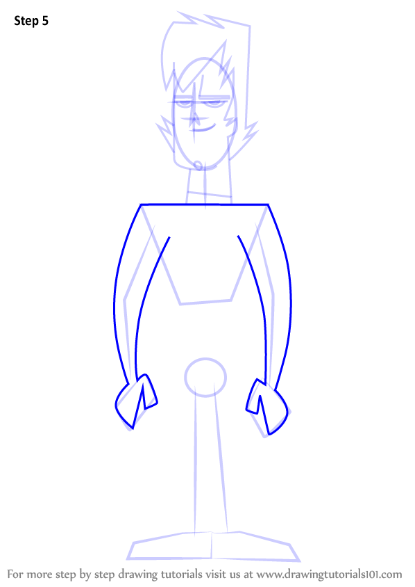 How to Draw Trent from Total Drama (Total Drama) Step by Step ...