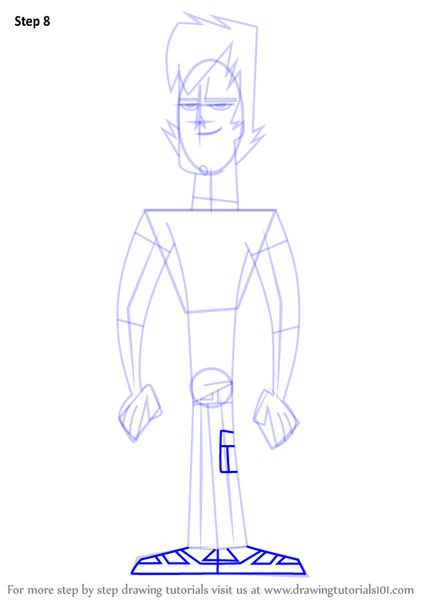 How to Draw Trent from Total Drama (Total Drama) Step by Step ...