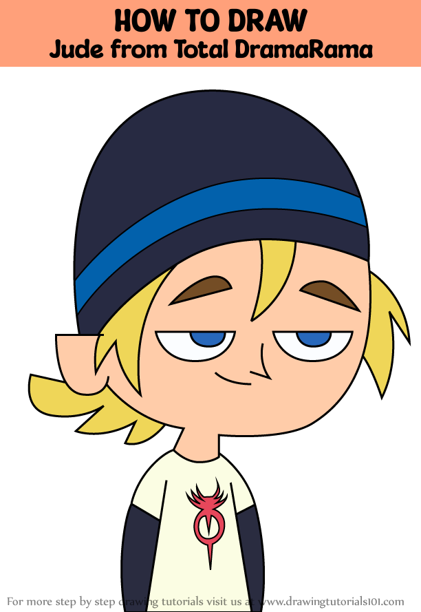 How to Draw Jude from Total DramaRama (Total DramaRama) Step by Step ...
