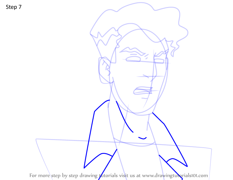 How to Draw Adam Lewis from Totally Spies! (Totally Spies!) Step by ...