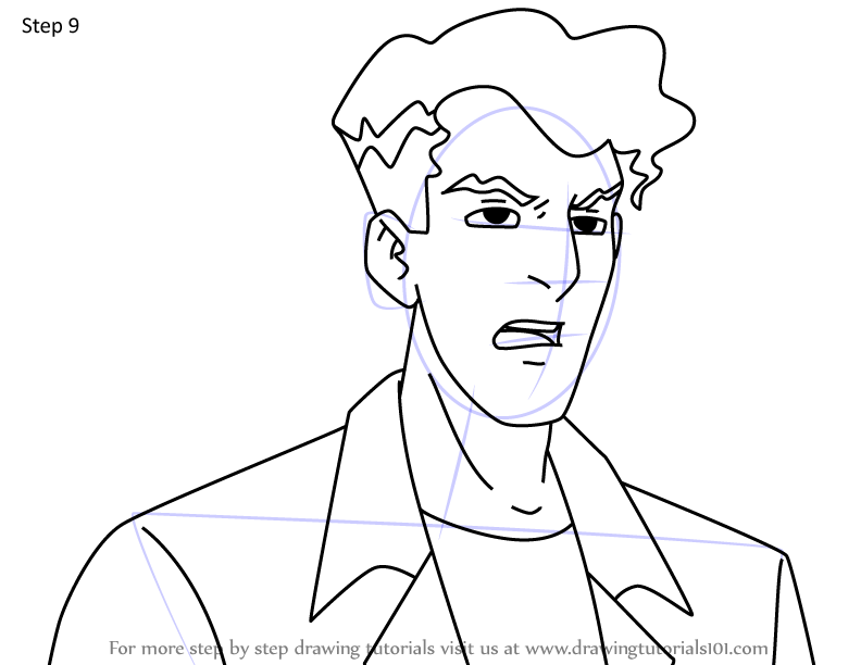 How to Draw Adam Lewis from Totally Spies! (Totally Spies!) Step by ...
