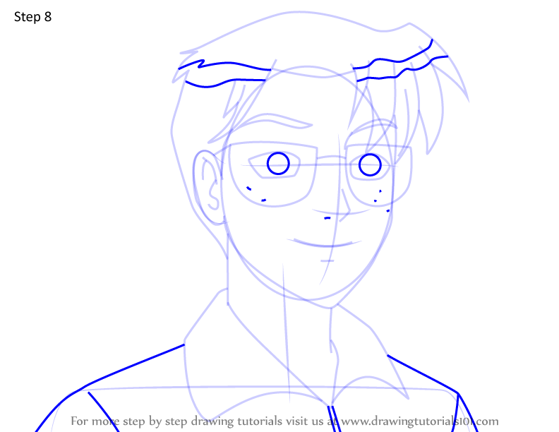 How to Draw Arnold Jackson from Totally Spies! (Totally Spies!) Step by ...