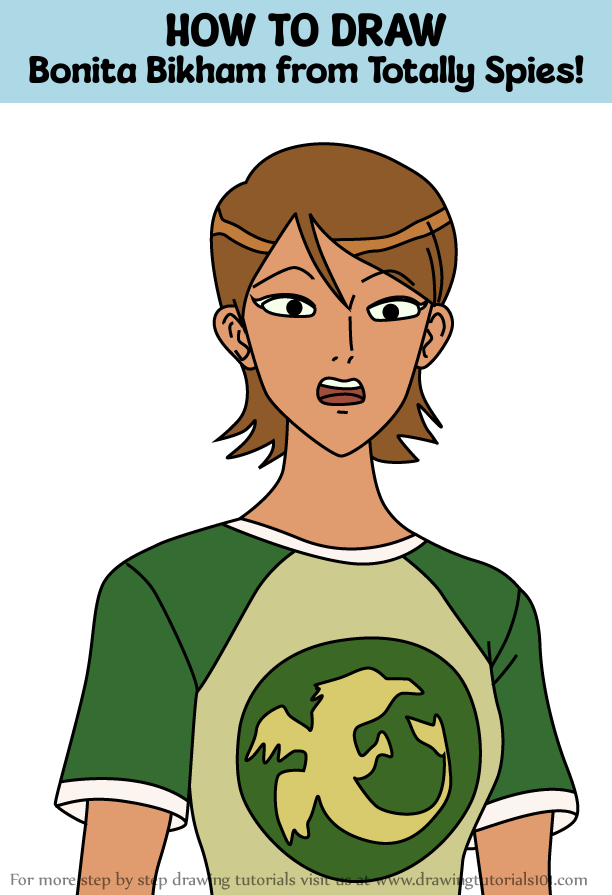 How to Draw Bonita Bikham from Totally Spies! (Totally Spies!) Step by ...