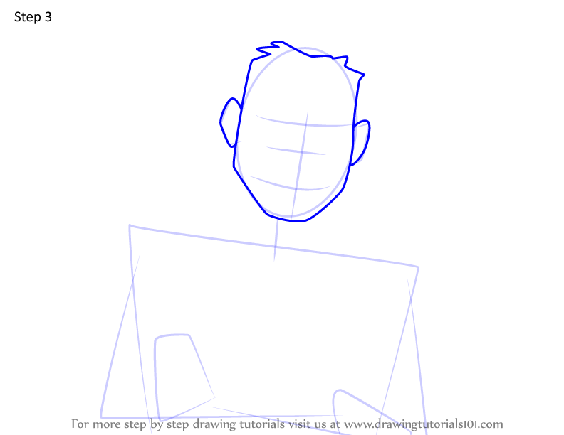 How to Draw Brock Williams from Totally Spies! (Totally Spies!) Step by ...