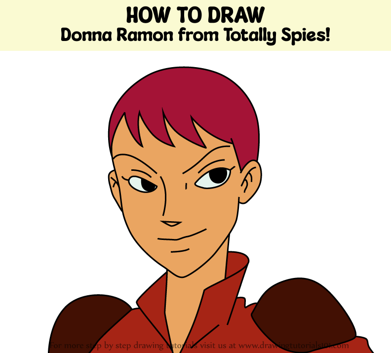 How to Draw Donna Ramon from Totally Spies! (Totally Spies!) Step by ...