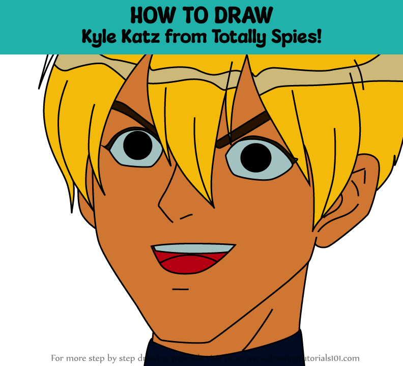 How to Draw Kyle Katz from Totally Spies! (Totally Spies!) Step by Step ...
