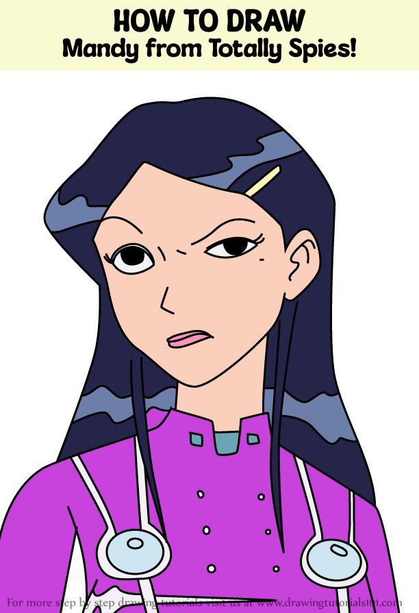 How to Draw Mandy from Totally Spies! (Totally Spies!) Step by Step ...