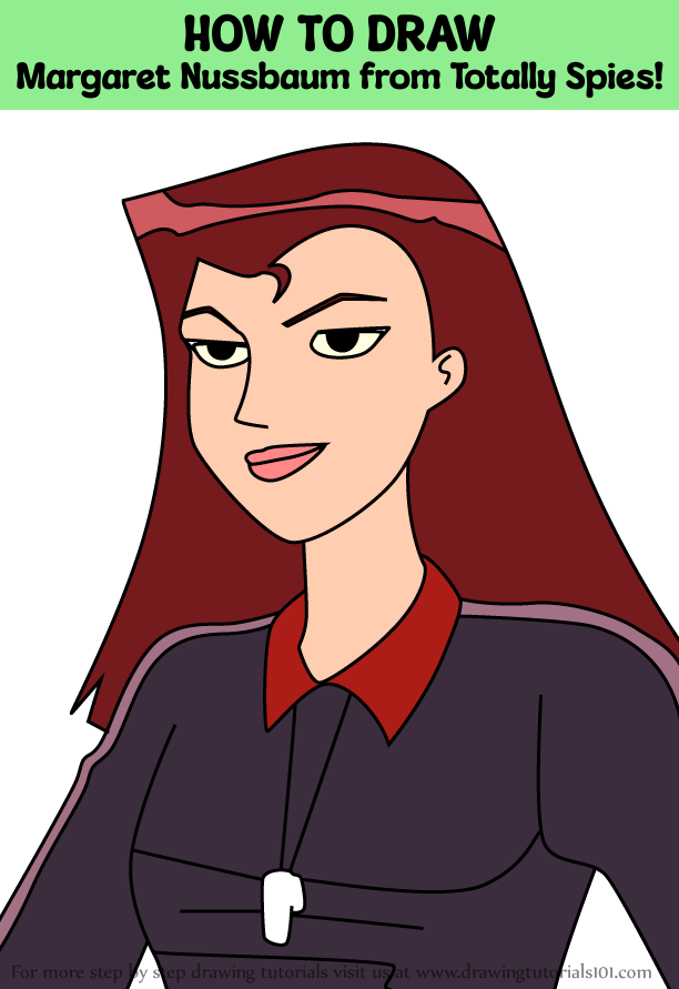 How to Draw Margaret Nussbaum from Totally Spies! (Totally Spies!) Step ...