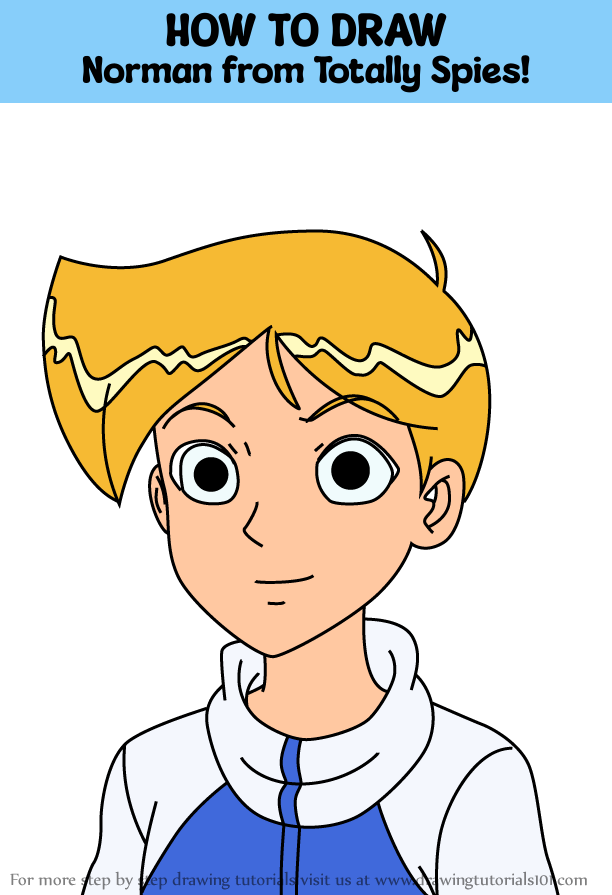 How to Draw Norman from Totally Spies! (Totally Spies!) Step by Step ...