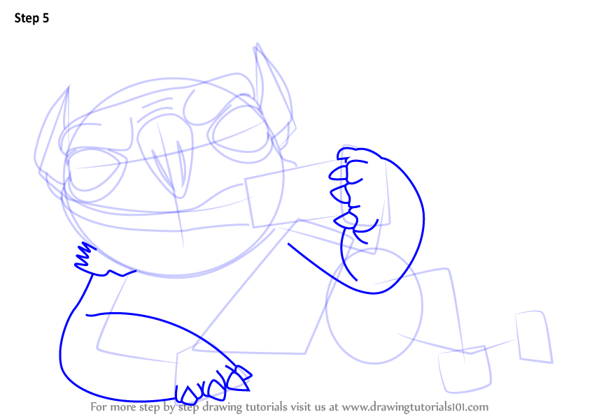 How to Draw NotEnrique from Trollhunters (Trollhunters) Step by Step ...
