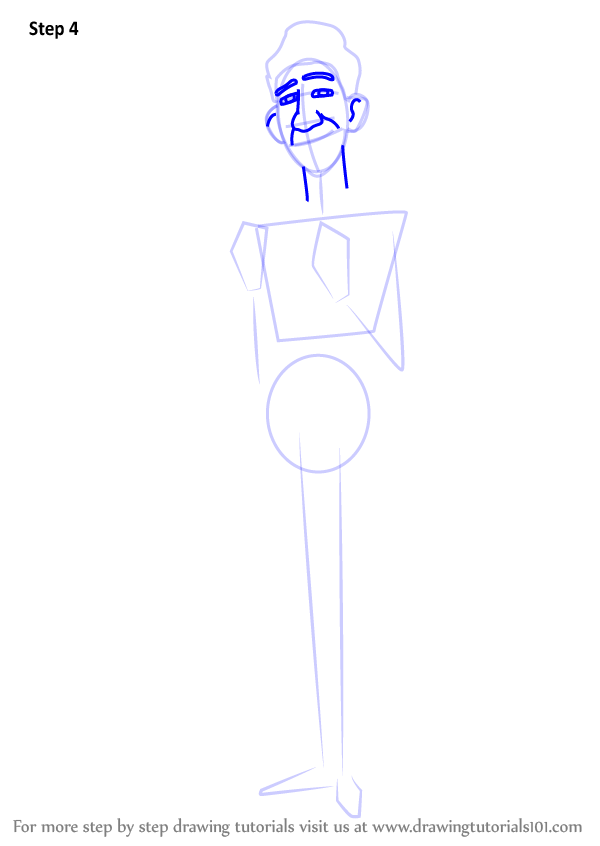 How to Draw Walter Strickler from Trollhunters (Trollhunters) Step by ...
