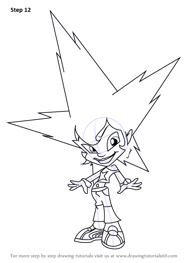 How to Draw Ruby Trollman from Trollz (Trollz) Step by Step ...