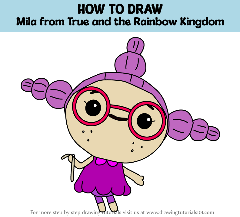 How to Draw Mila from True and the Rainbow Kingdom (True and the ...