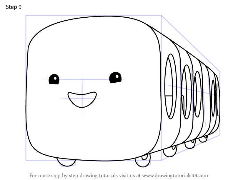How to Draw Rainbow City bus from True and the Rainbow Kingdom (True ...