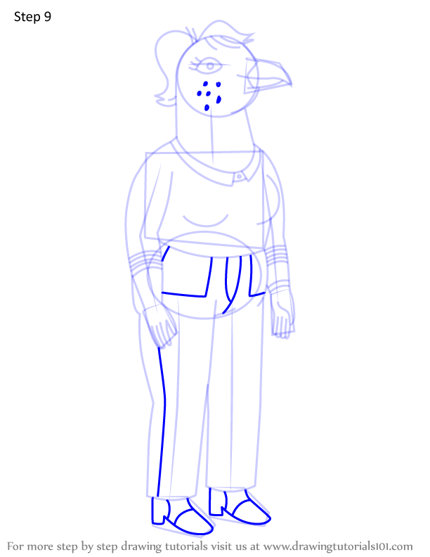 How to Draw Kara from Tuca & Bertie (Tuca & Bertie) Step by Step ...