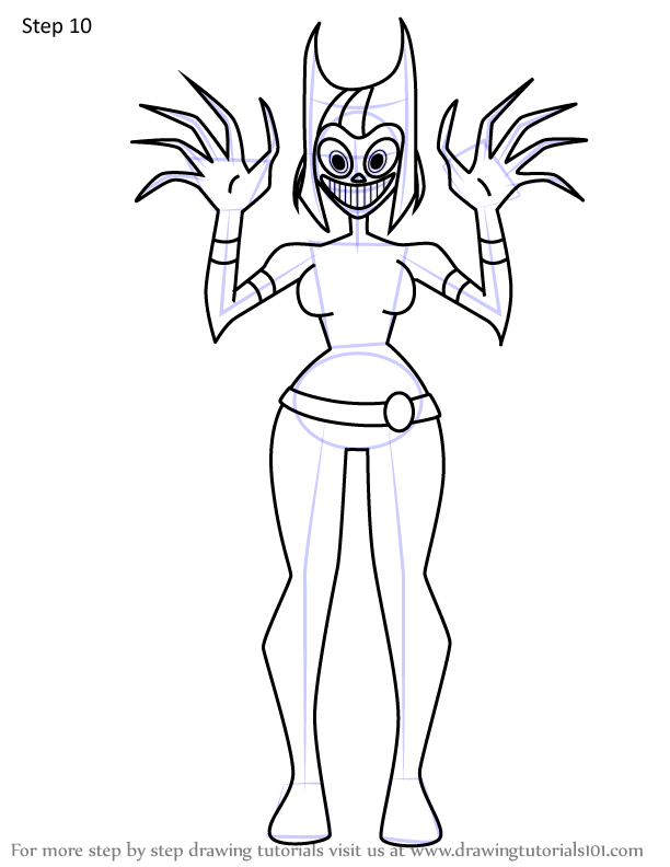 How to Draw The Butt Witch from Twelve Forever (Twelve Forever) Step by ...