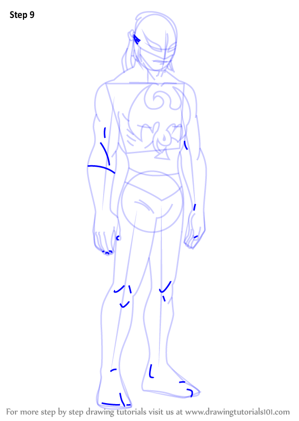 How to Draw Iron Fist from Ultimate Spider-Man (Ultimate Spider-Man) Step by Step ...