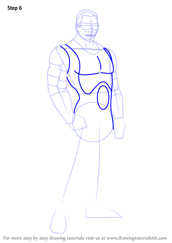 How to Draw Power Man from Ultimate Spider-Man (Ultimate Spider-Man) Step by Step ...