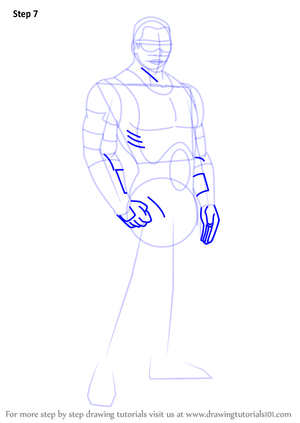 How to Draw Power Man from Ultimate Spider-Man (Ultimate Spider-Man) Step by Step ...