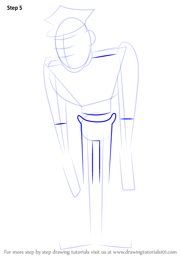How to Draw Cop from Uncle Grandpa (Uncle Grandpa) Step by Step ...