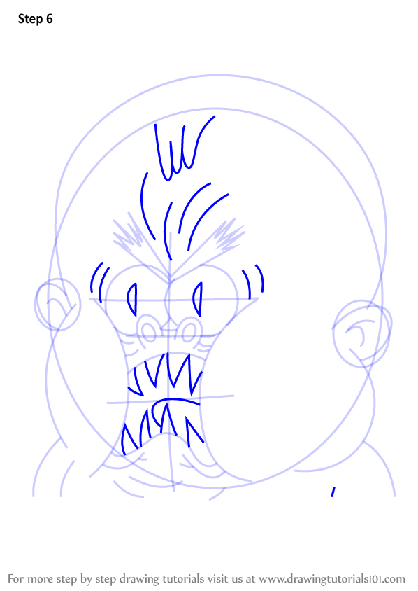 How to Draw Crazy Baby from Uncle Grandpa (Uncle Grandpa) Step by Step ...