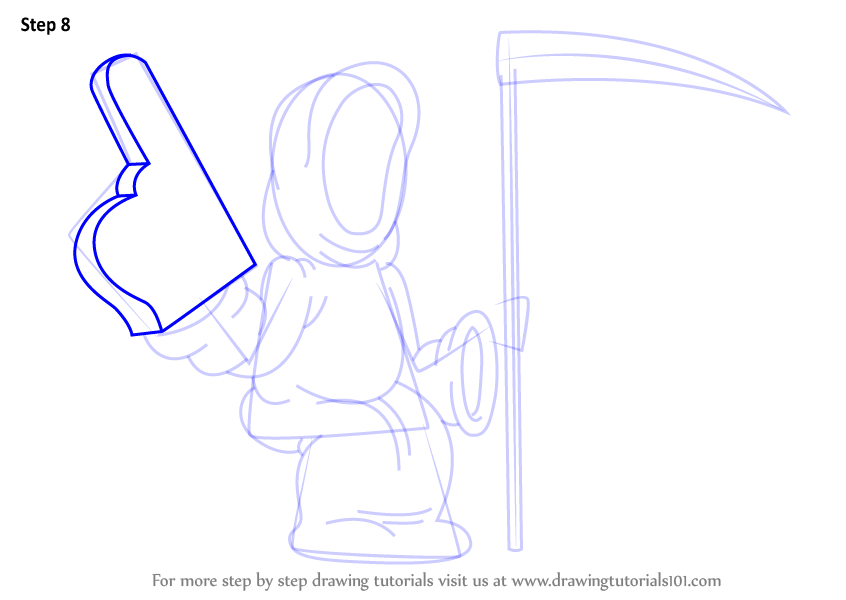 How to Draw Death from Uncle Grandpa (Uncle Grandpa) Step by Step ...