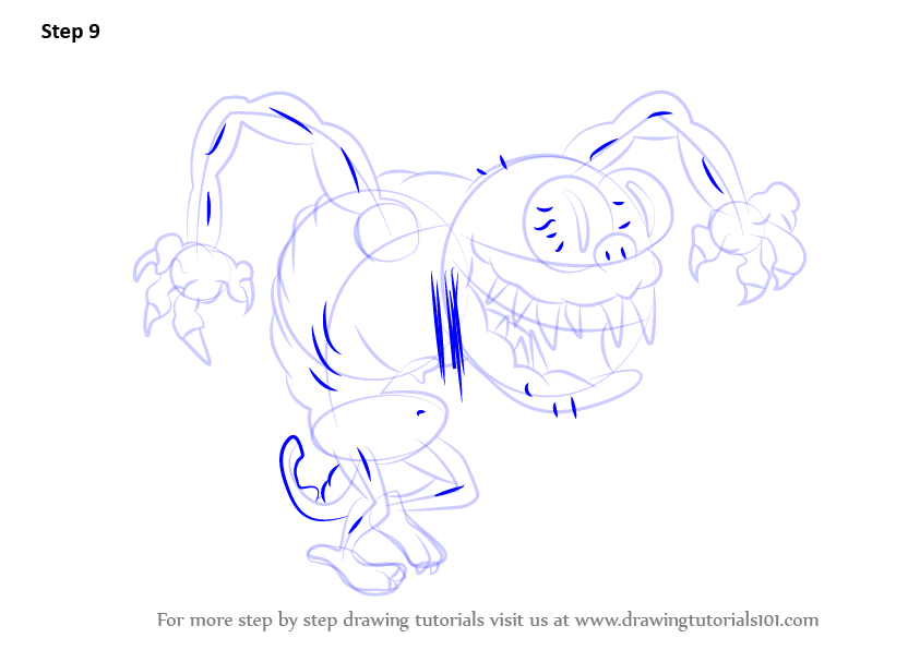How to Draw Dingle from Uncle Grandpa (Uncle Grandpa) Step by Step ...