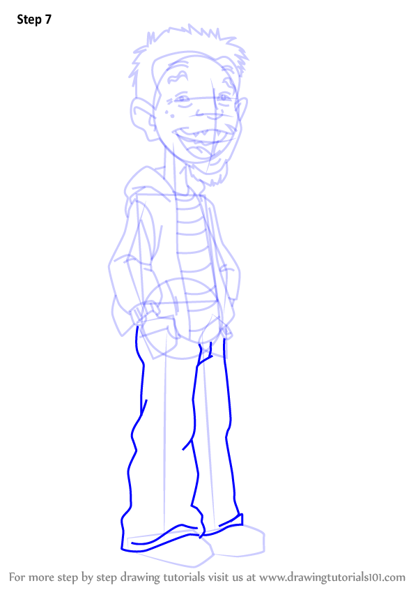 How to Draw Dan from Undergrads (Undergrads) Step by Step ...