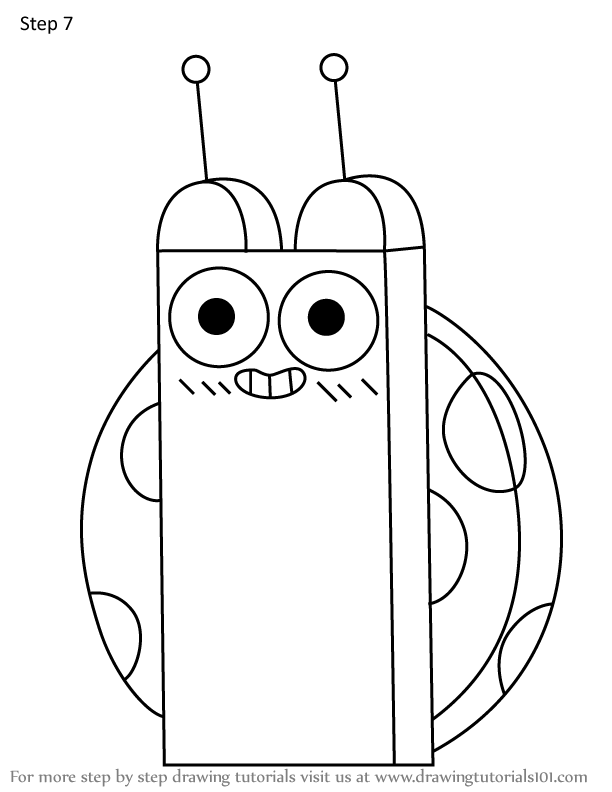 How to Draw M'Ladybug from Unikitty! (Unikitty!) Step by Step ...