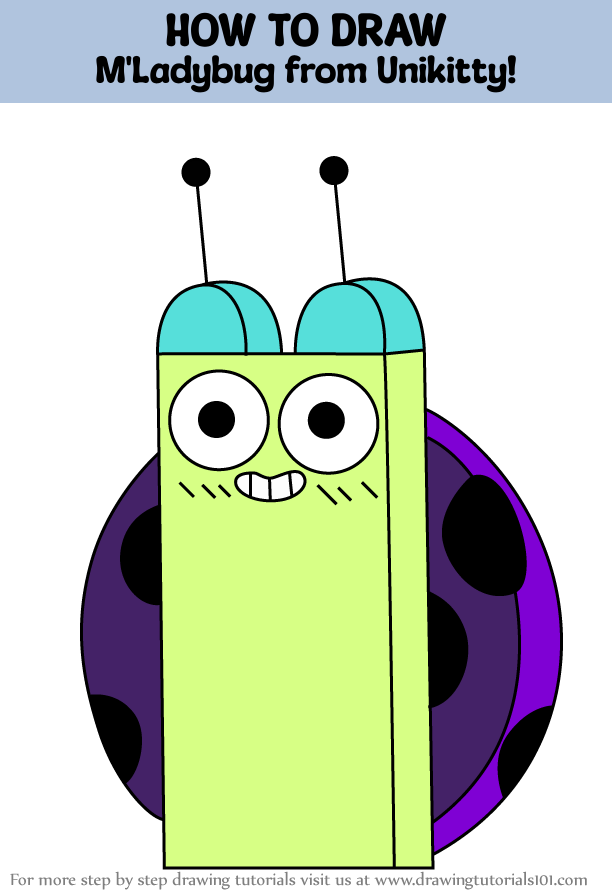 How to Draw M'Ladybug from Unikitty! (Unikitty!) Step by Step ...