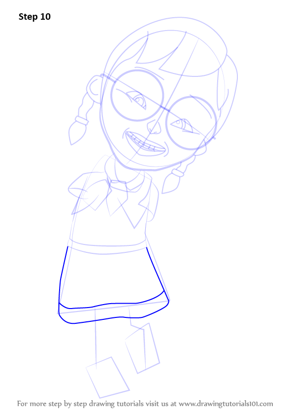 How to Draw Mei Mei from Upin & Ipin (Upin & Ipin) Step by Step ...