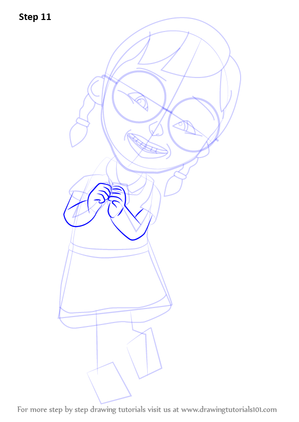 How to Draw Mei Mei from Upin & Ipin (Upin & Ipin) Step by Step ...