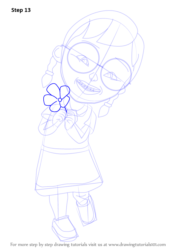 How to Draw Mei Mei from Upin & Ipin (Upin & Ipin) Step by Step ...
