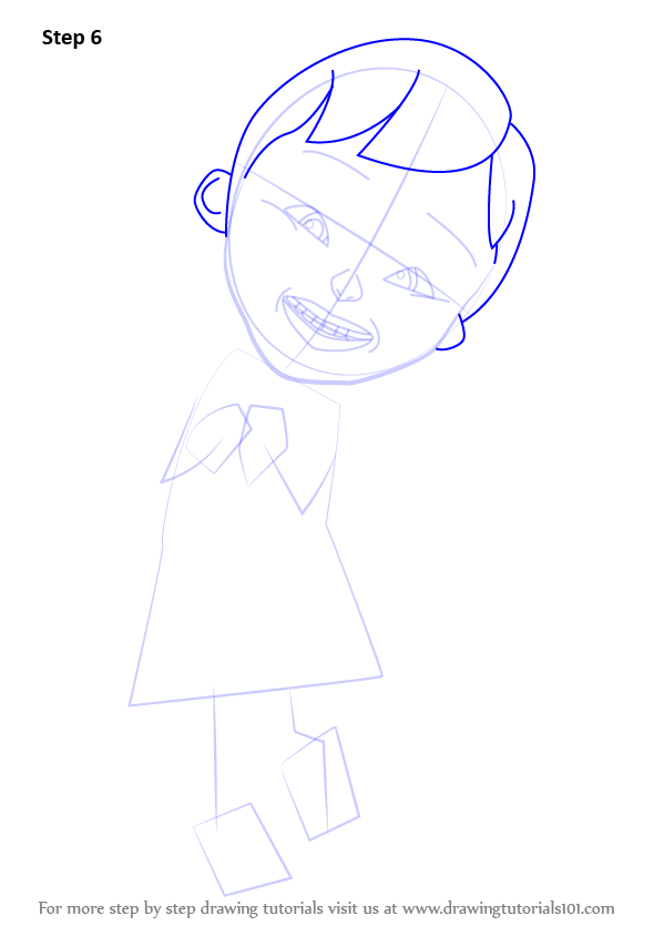 How to Draw Mei Mei from Upin & Ipin (Upin & Ipin) Step by Step ...