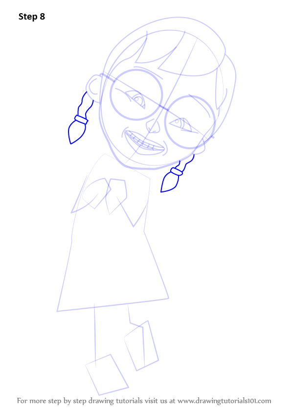 How to Draw Mei Mei from Upin & Ipin (Upin & Ipin) Step by Step ...