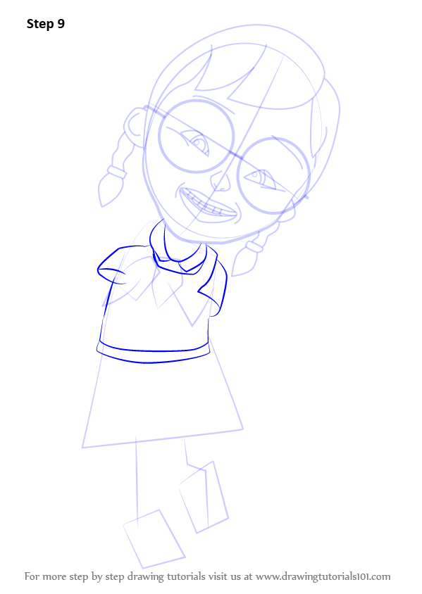 How to Draw Mei Mei from Upin & Ipin (Upin & Ipin) Step by Step ...